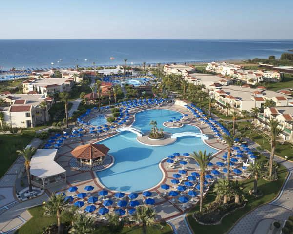 Lindos Princess Beach Hotel op Rhodos. Vakantie Lindos Princess Beach Hotel